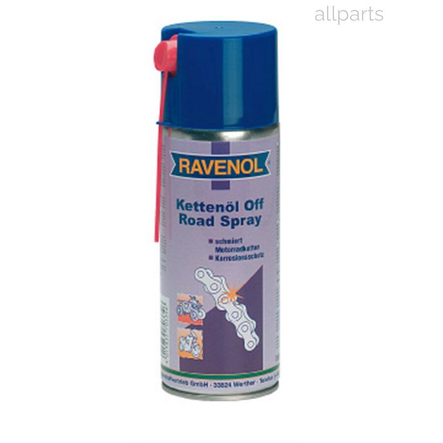 RAVENOL 4014835703346 Смазка для цепей RAVENOL Kettenoel Off-Road Spray (0,4л)