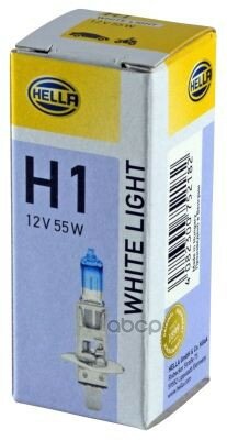 Лампа HELLA галогеновая H1 P14.5S 55W HELLA арт. 8GH 223 498-111
