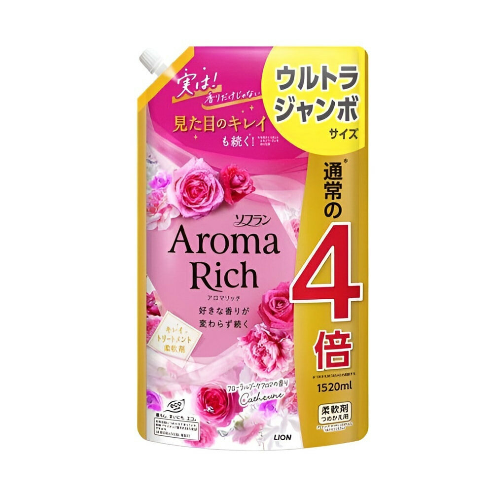 Кондиционер Lion для белья Кэтрин, с натуральными маслами Aroma Rich Catherine 615, 1520 мл