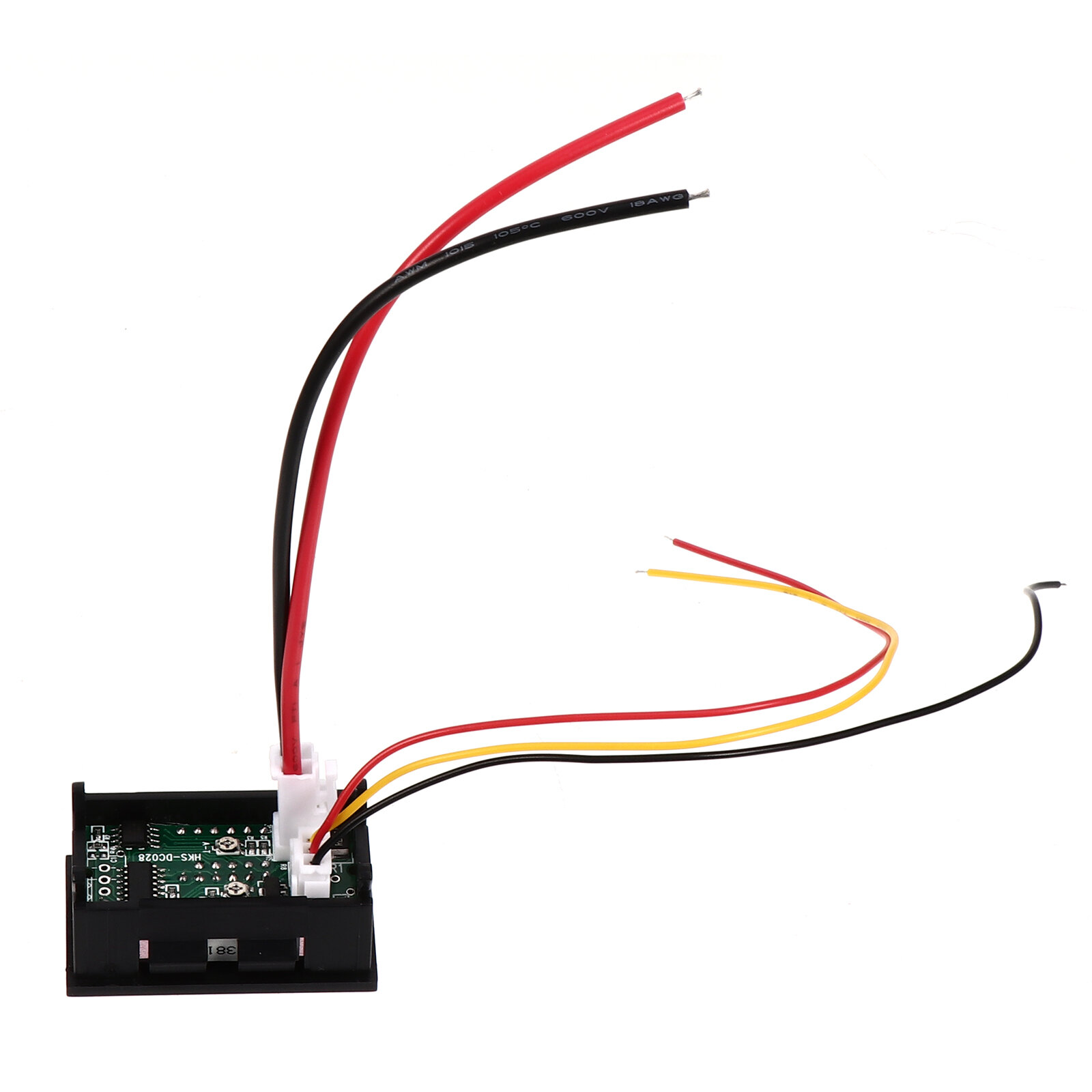 Миниатюрный вольтамперметр постоянного тока с двойным светодиодным дисплеем из пластика для тестирования