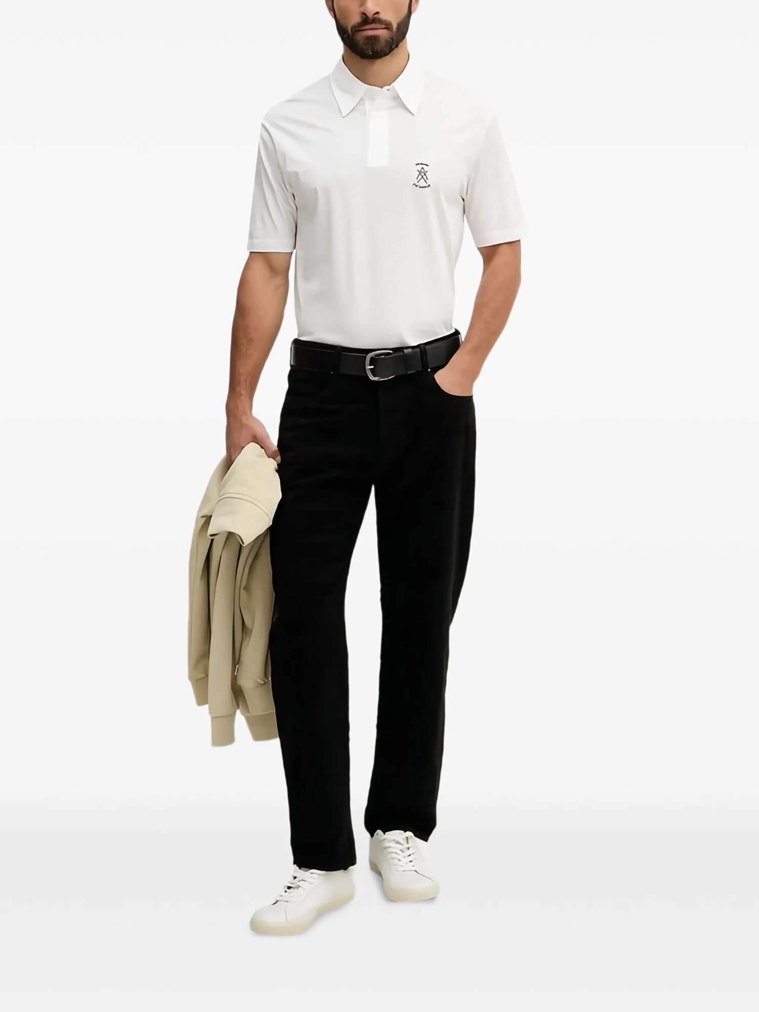 Рубашка Armani Exchange, размер 2XL, white — фото 1