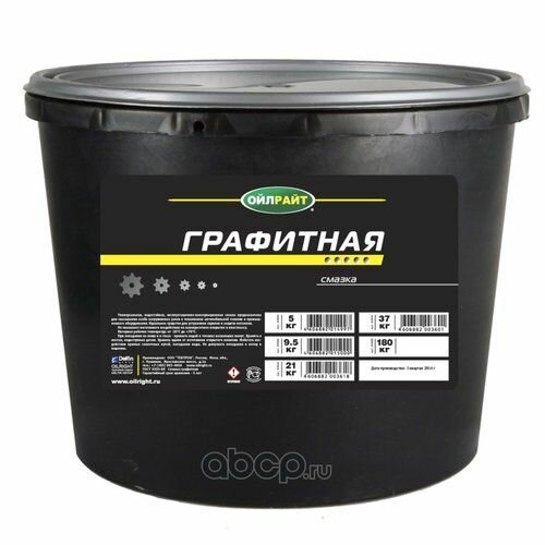 Смазка графитовая oilright (банка 5кг) OilRight 6088