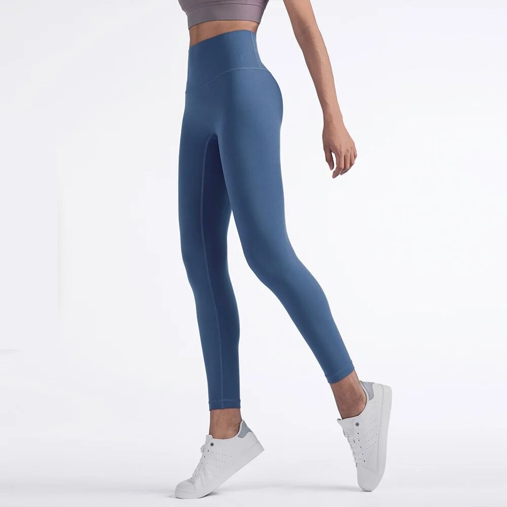 Леггинсы женские синие XL, code blue, для йоги и фитнеса