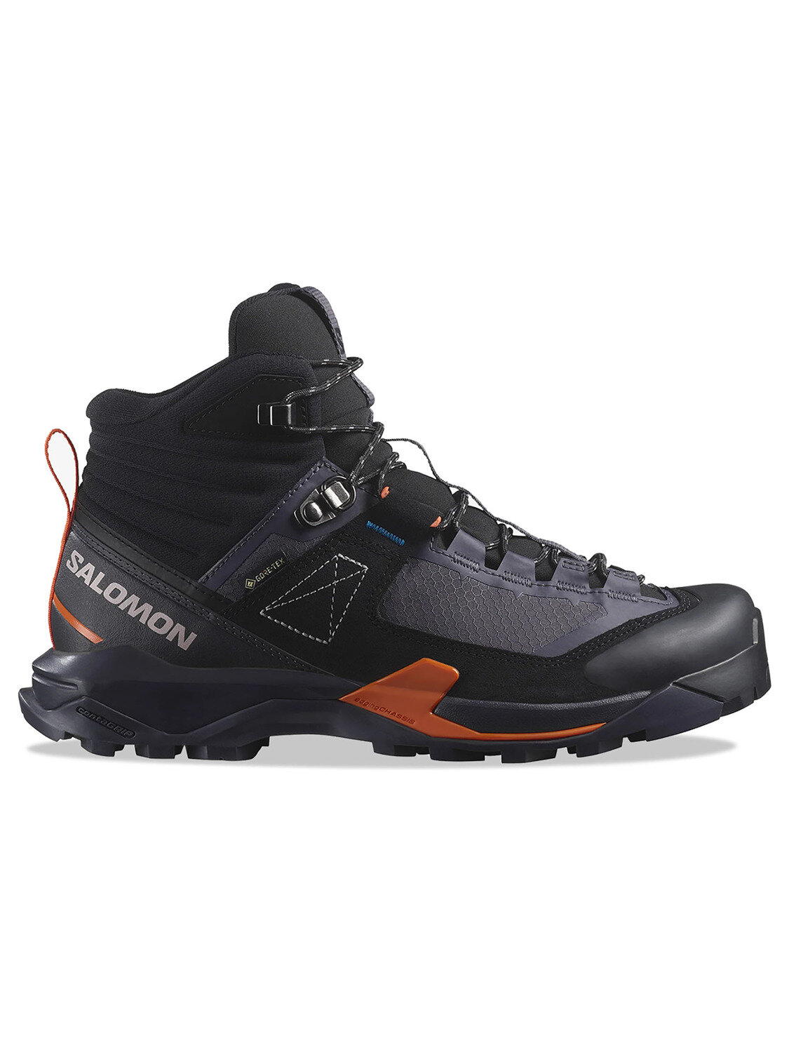 Ботинки X Ultra Alpine MID GTX W 2025 (Nine Iron / Black / Red Orange 5,5)