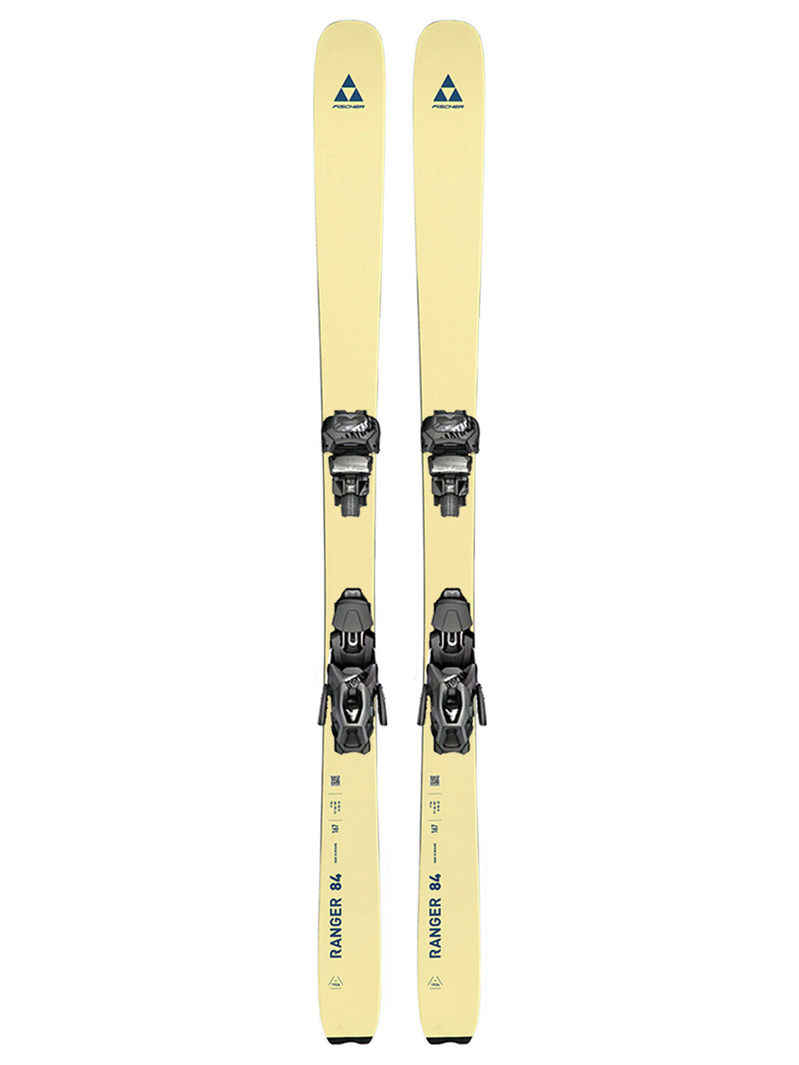 Горные лыжи с креплениями Fischer Ranger 84 + Attack 11 AT Demo B100 23/24 , для женщин , Желтый
