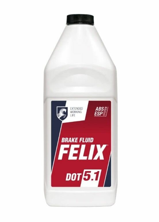 Жидкость тормозная FELIX DOT 5.1 (Тосол Синтез) 0,5л