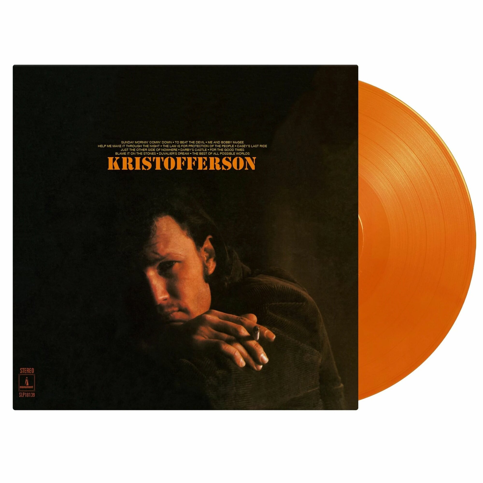 Виниловая пластинка Kris Kristofferson - Kristofferson (LP, Оранжевый винил) Limited, 2026