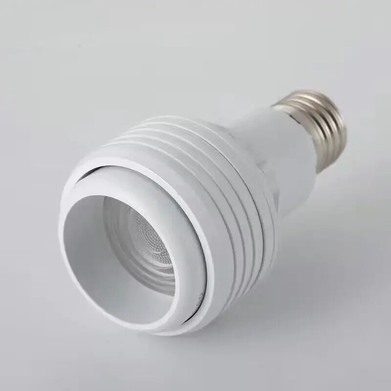 Светодиодная лампа E27 5W, белый цвет, теплый белый свет