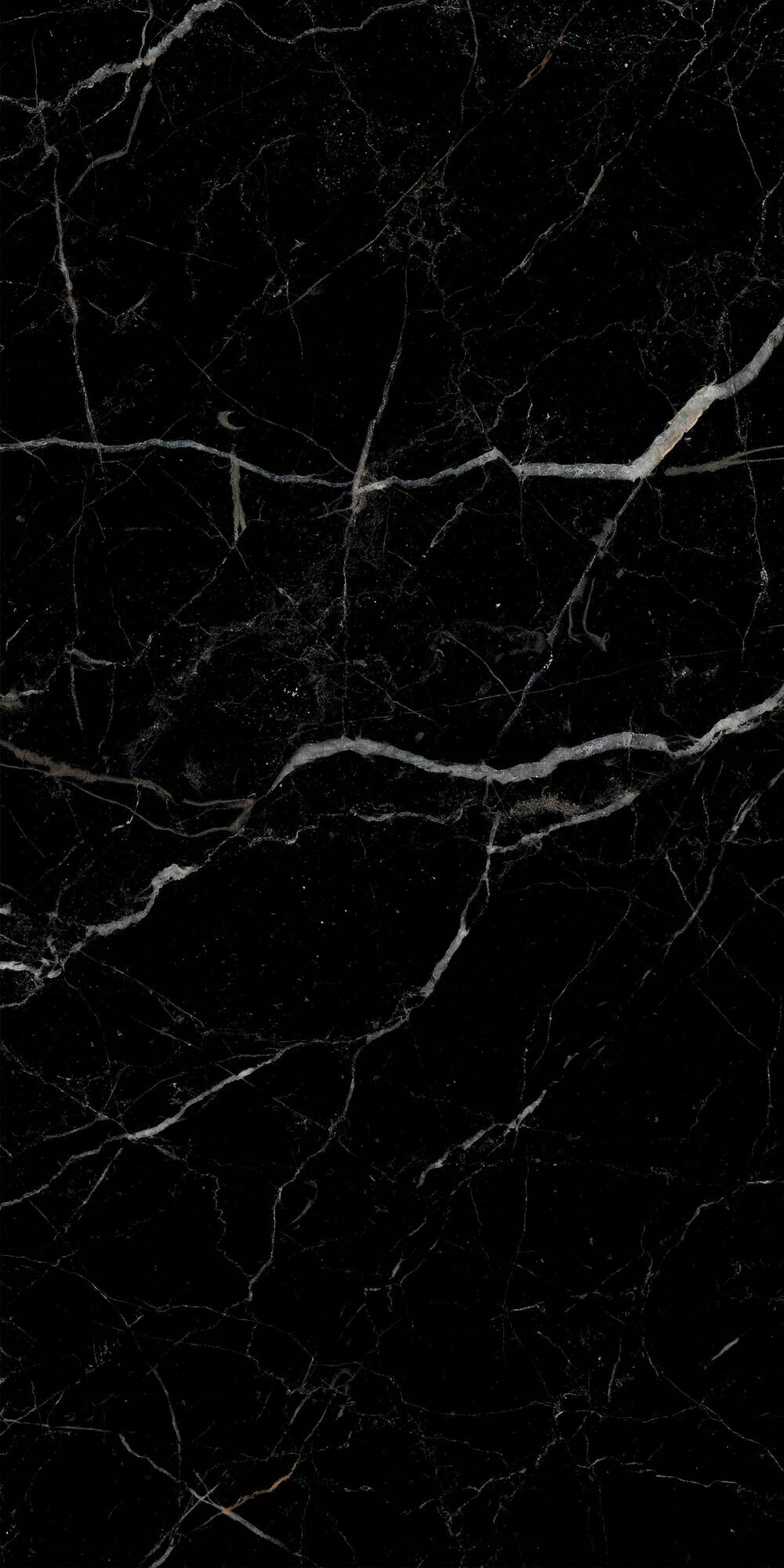 Керамогранит Realistik Royal Black Чёрно-белый полированная 60x120 см