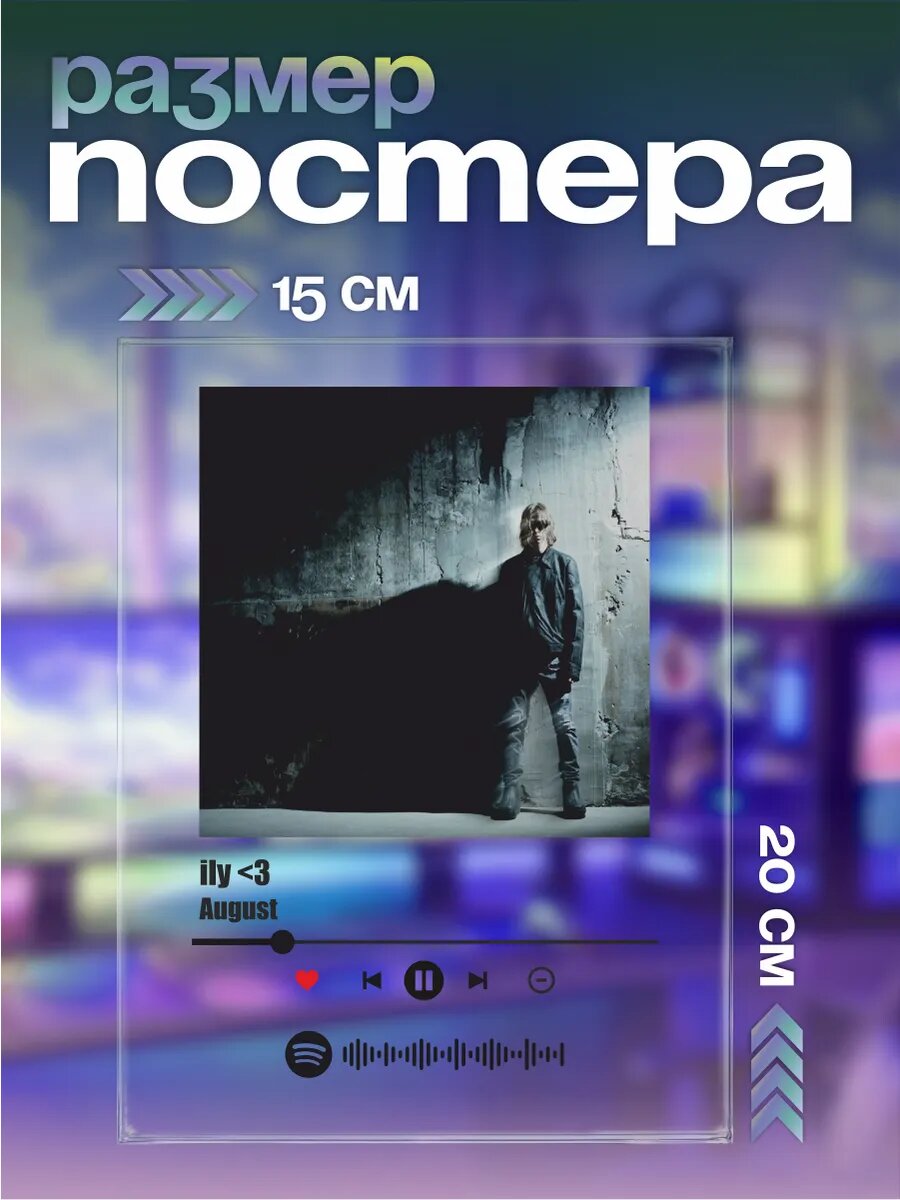 Spotify постер August — фото 1