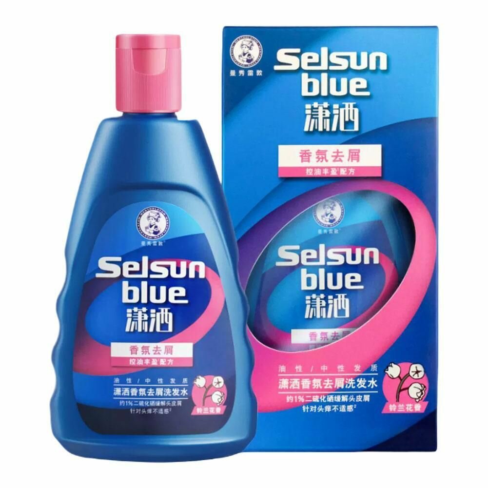 Selsun blue шампунь от перхоти для женщин и мужчин, против псориаза, 200 мл.