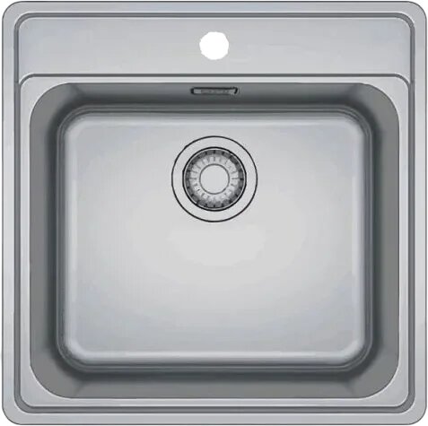 Мойка кухонная Franke Bell BCX 210-51 TL металлическая, 51x51, прямоугольная, мойка для кухни, врезная, немецкая