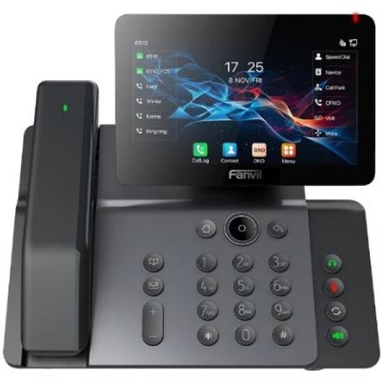 Беспроводной IP телефон Fanvil V66 Pro, 20 SIP-акк, 7", 1024x600 Цвет. экран, POE, БП в комп, 2x1 Gbps, Wi-Fi