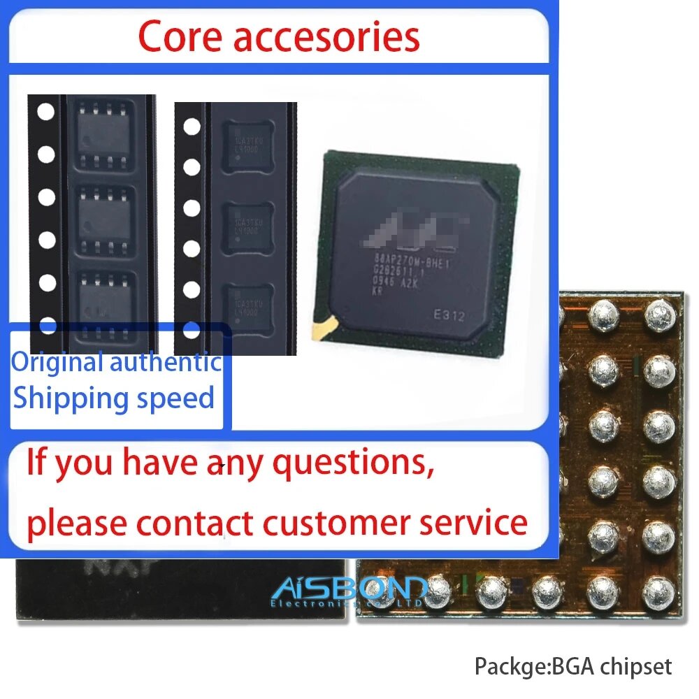 2 шт./лот U2 зарядка iC 610A3C для iPad ProO3 11 12,9 3Gen A1980 A1876 A2013 36-контактный бортовой шар запасные части
