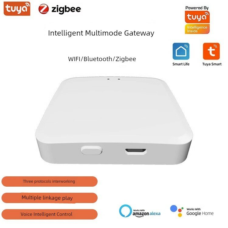 Многофункциональный шлюз Zigbee для умного дома с поддержкой голосового ассистента XiaoAI и функцией удаленного