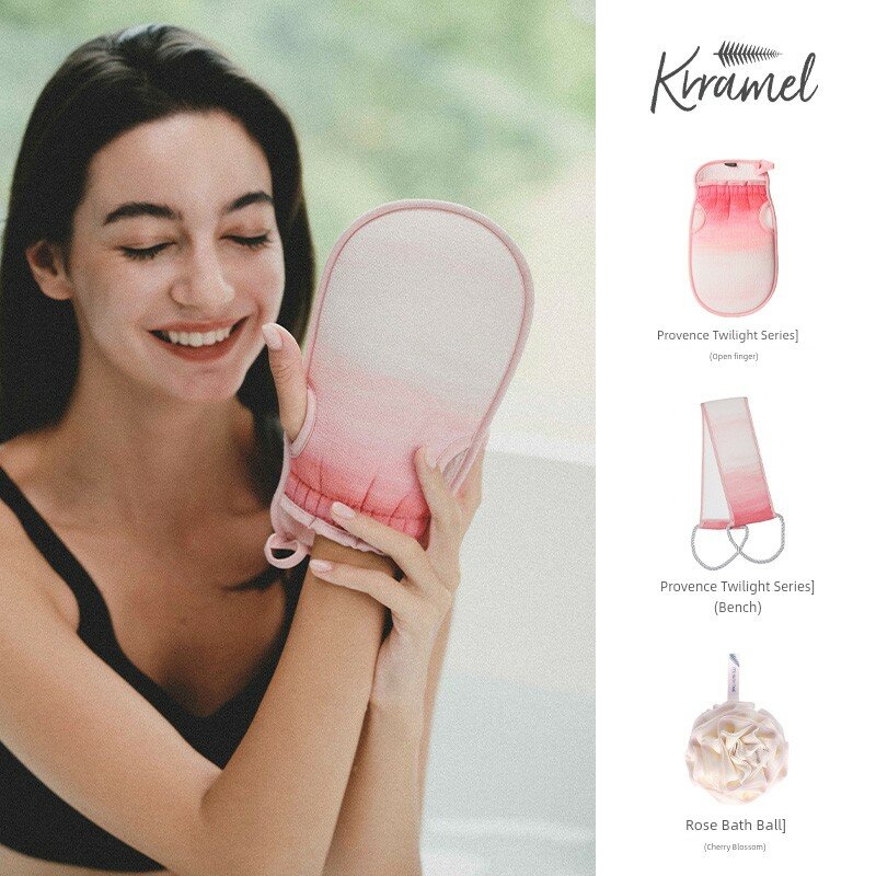 Мягкое и безболезненное банное полотенце KRRAMEL для женщин, мощное отшелушивающее банное полотенце, которое не