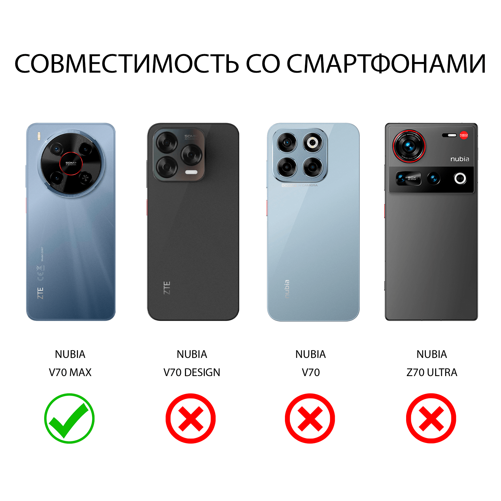 Чехол для Nubia V70 Max — фото 1