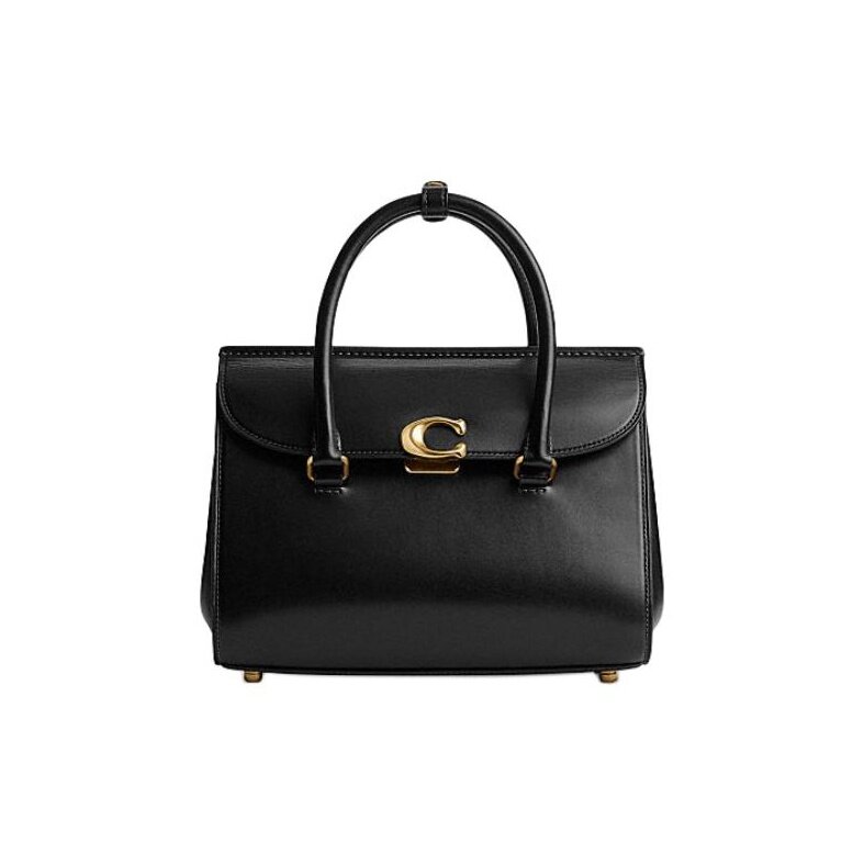 Сумка Coach, фактура матовая, черный — фото 1