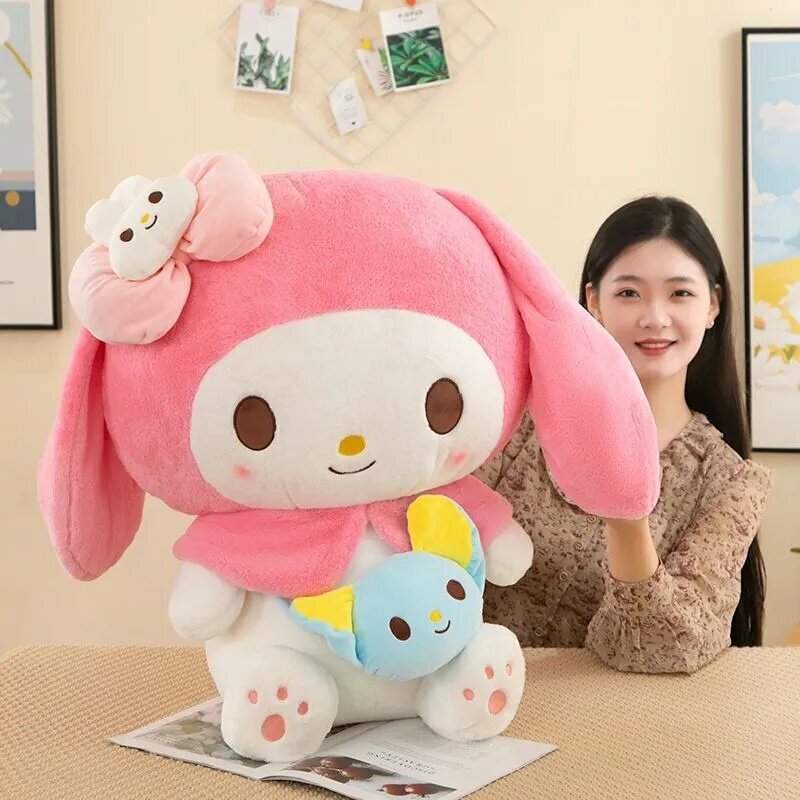 Цзинъянь-Милая кукла Sanrio Cinnamoroll Kuromi melody Dog кукла подарок на день рождения плюшевая игрушка