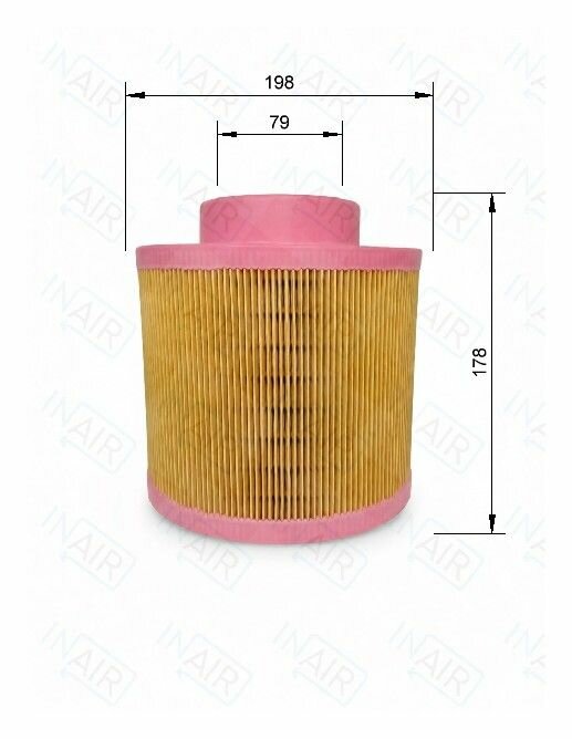 Воздушный фильтр SA7039/A6915/A0813/17207786/SA7099/TGA6094/1630012100/CA406