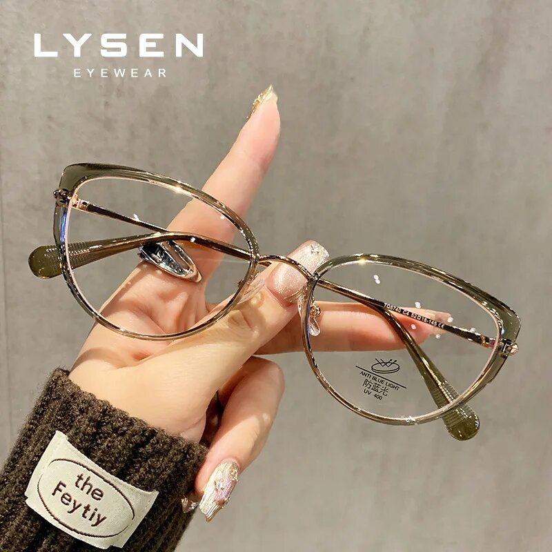 LYSEN Женские очки C3-Transparent Green, 1.56
