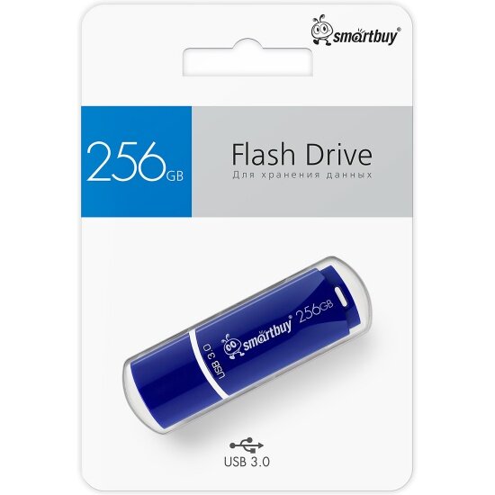 USB флешка Smartbuy 256Gb Crown blue USB 3.0