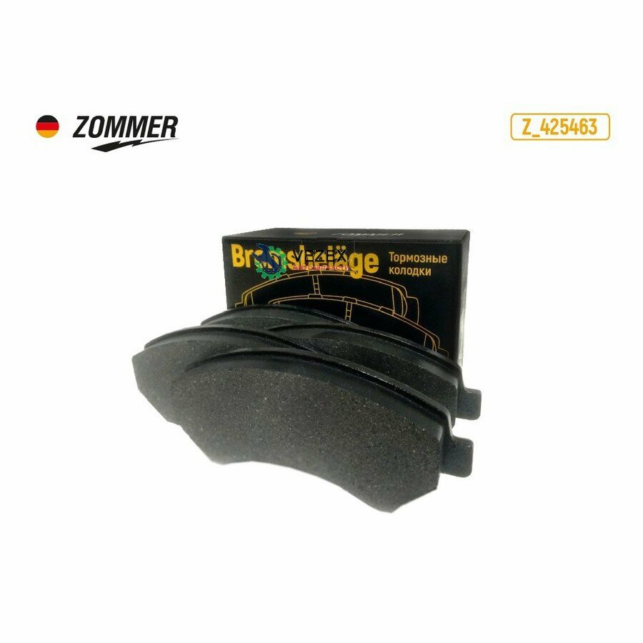 ZOMMER Z425463 Колодка торм перед CITROEN Jumper PEUGEOT Boxer FIAT Ducato (Z_425463) ZOMMER