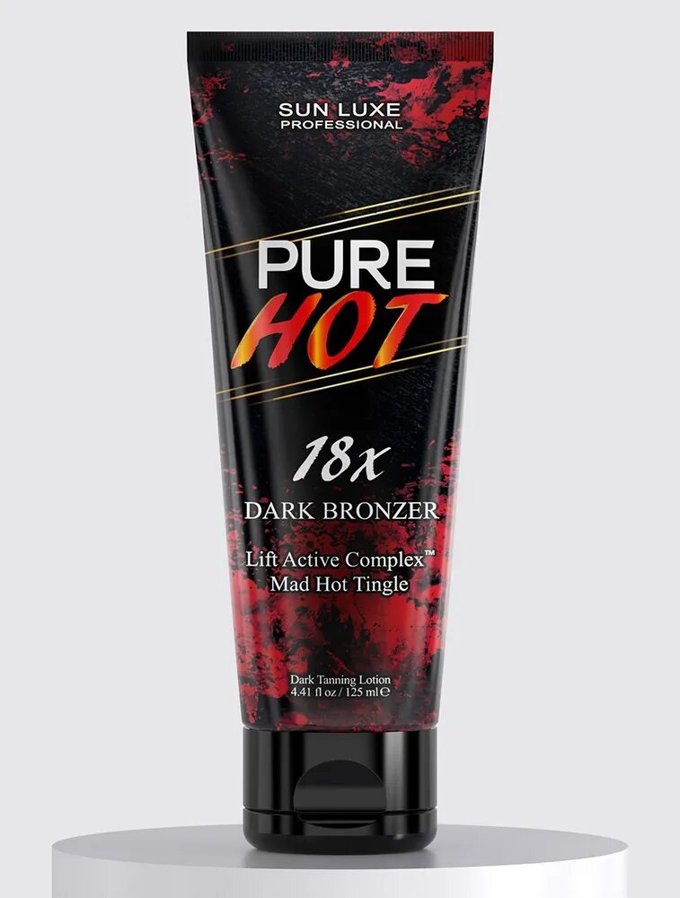 Sun Luxe Professional, Крем для загара в солярии с тингл эффектом Pure Hot 18х
