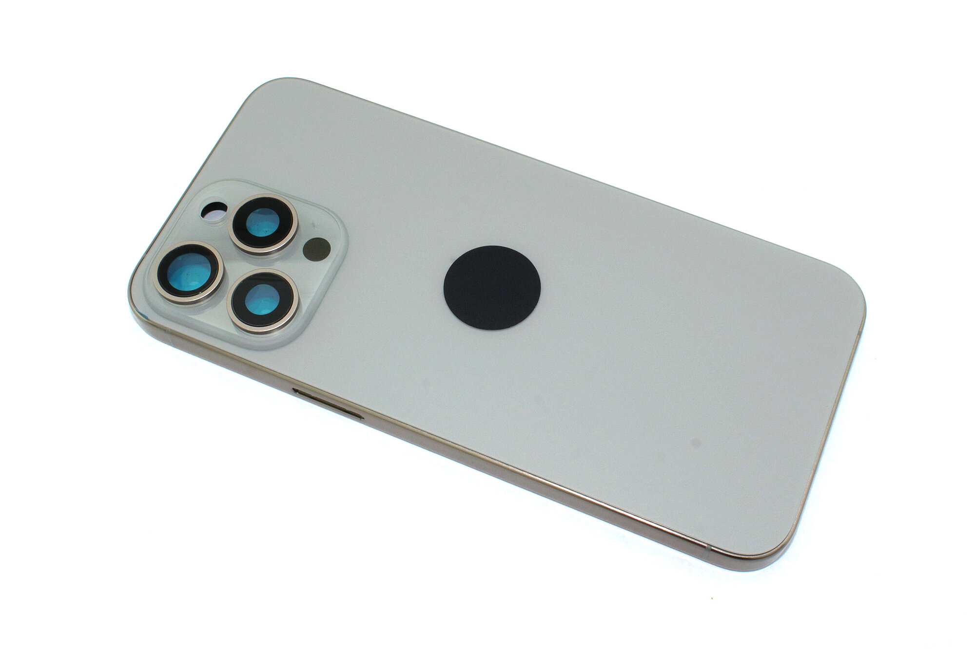 Задняя крышка (корпус 1 Sim) для Apple iPhone 15 Pro Max (A3106) серая