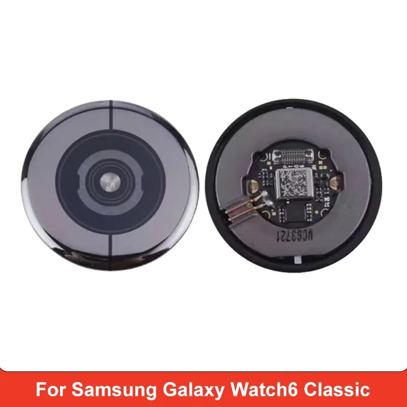 Стеклянная задняя крышка с пульсометром для Samsung Galaxy Watch 6 Classic R930 R940 R950 R960, запасная часть для ремонта Watch 6 Classic