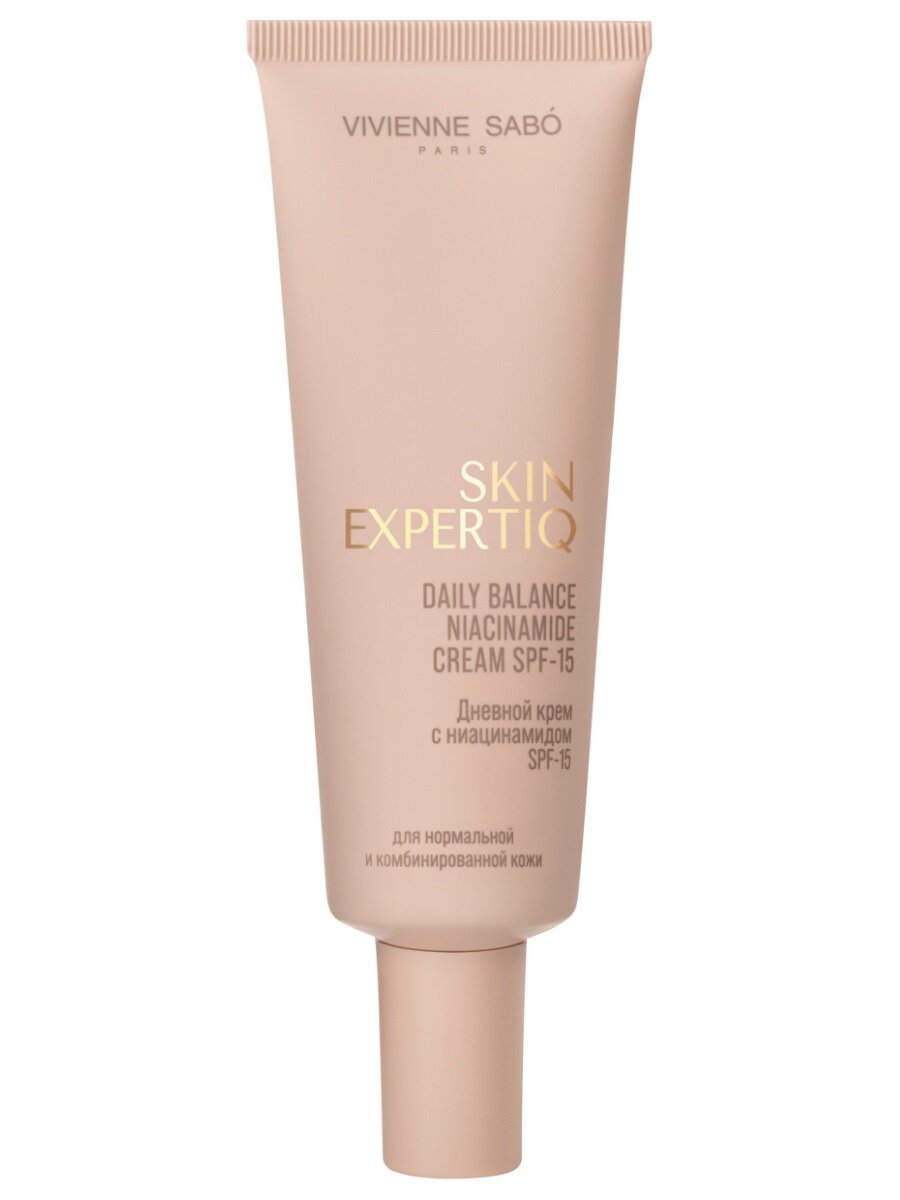 Крем для лица Vivienne Sabo Skin Expertiq с ниацинамидом дневной SPF15 50мл