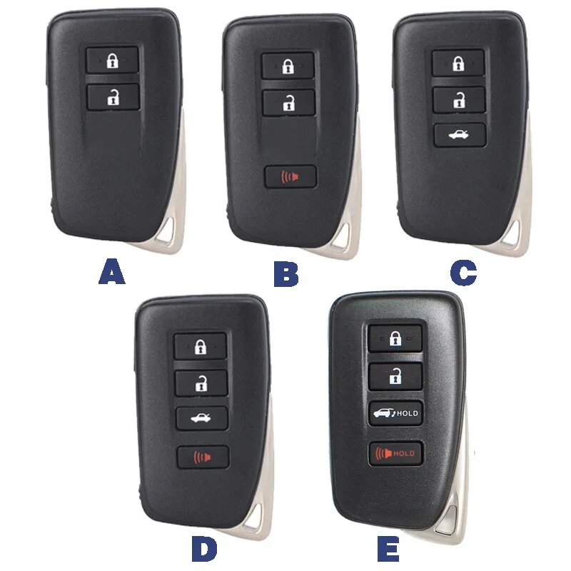 KEYDIY TB01 пульт 8A, черный, 3 кнопки, для Toyota/Lexus
