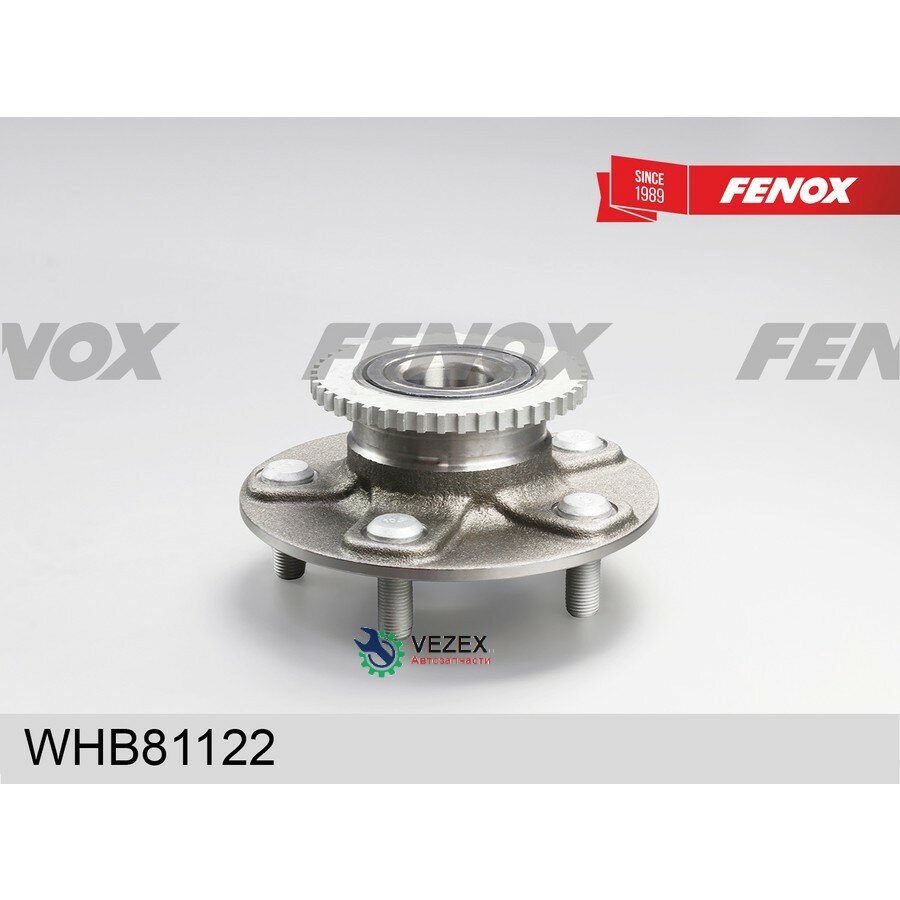 FENOX WHB81122 к-кт подшипника ступицы задней! со ступицей, ABS\ Nissan Primera P12 02>