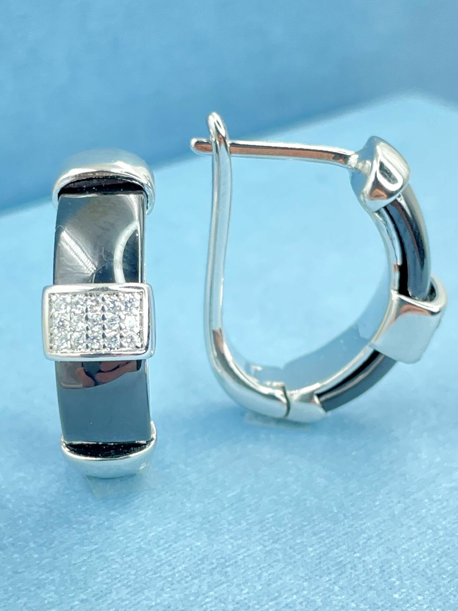 Серьги Silverich, керамика