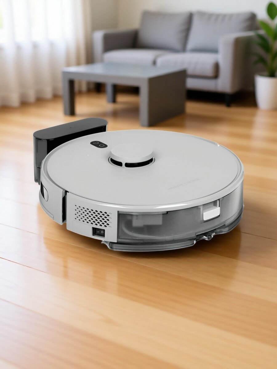 Робот-пылесос HONOR CHOICE Robot Cleaner R2s Lite серый уборка - влажная, сухая, Wi-Fi, док-станция, пылесборник - 0.4 л