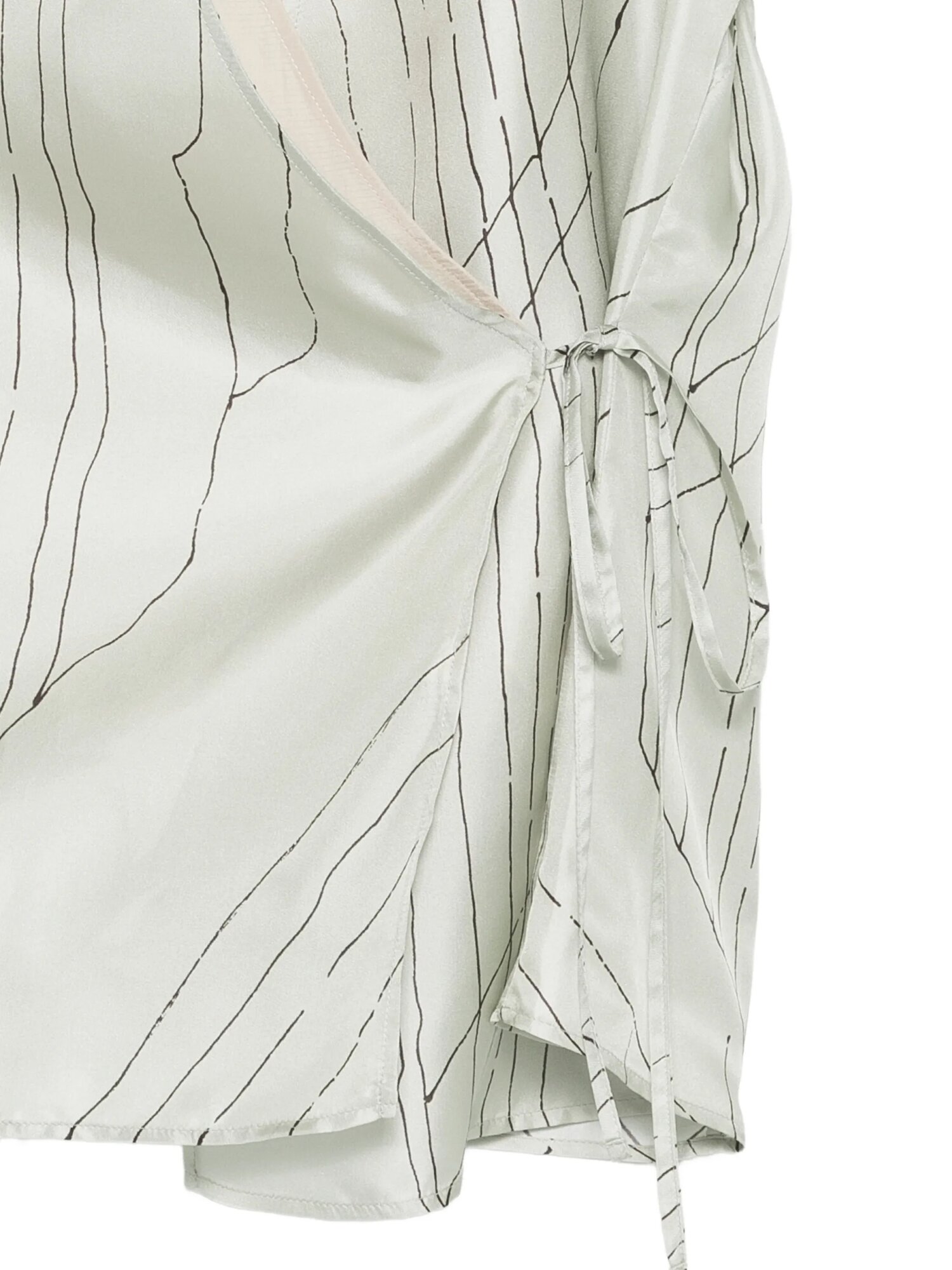 Блуза Alysi Graphic-print wrap blouse, размер 42 — фото 1