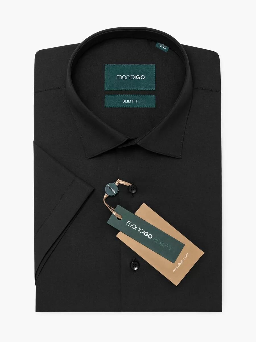 Рубашка приталенная SLIM FIT с коротким рукавом