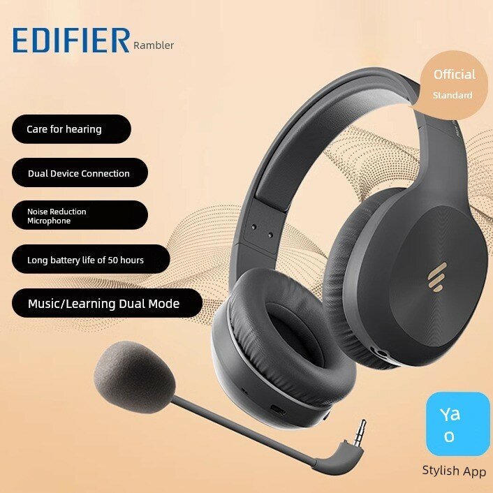 Наушники Edifier K750W для студентов с микрофоном, накладные Bluetooth-наушники для обучения и заучивания наизусть.