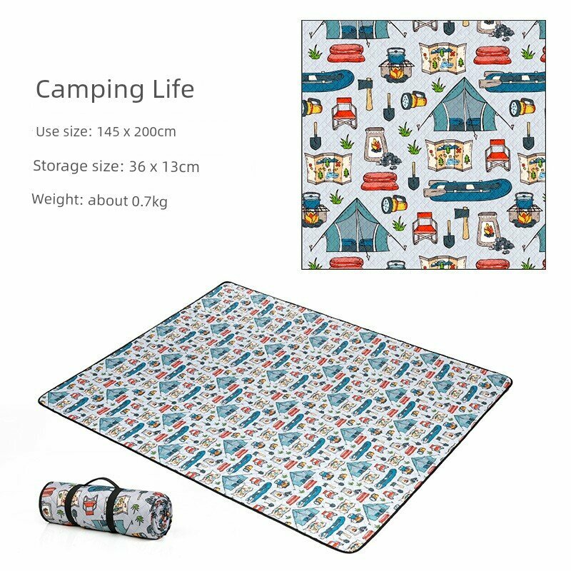 Naturehike стандартный фонарь с вентилятором, узор кемпинг жизнь, 145x200см