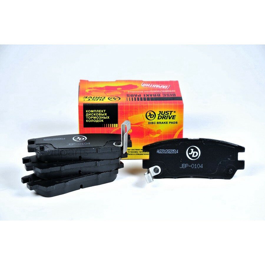 JUST DRIVE JBP0104 Колодки тормозные, задние D6054MH