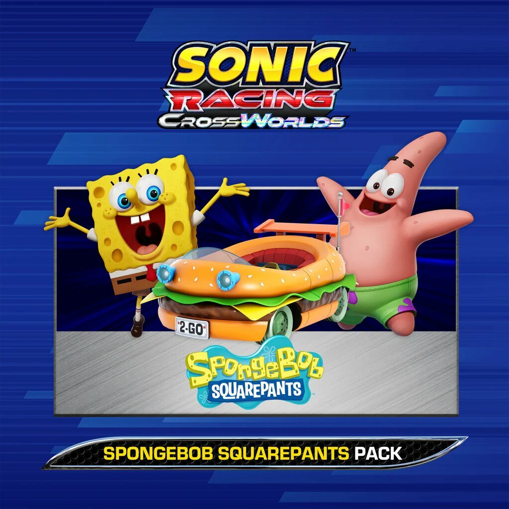 Дополнение Sonic Racing: CrossWorlds - SpongeBob SquarePants Pack, цифровое издание PlayStation 5, регион Индия / код пополнения баланса