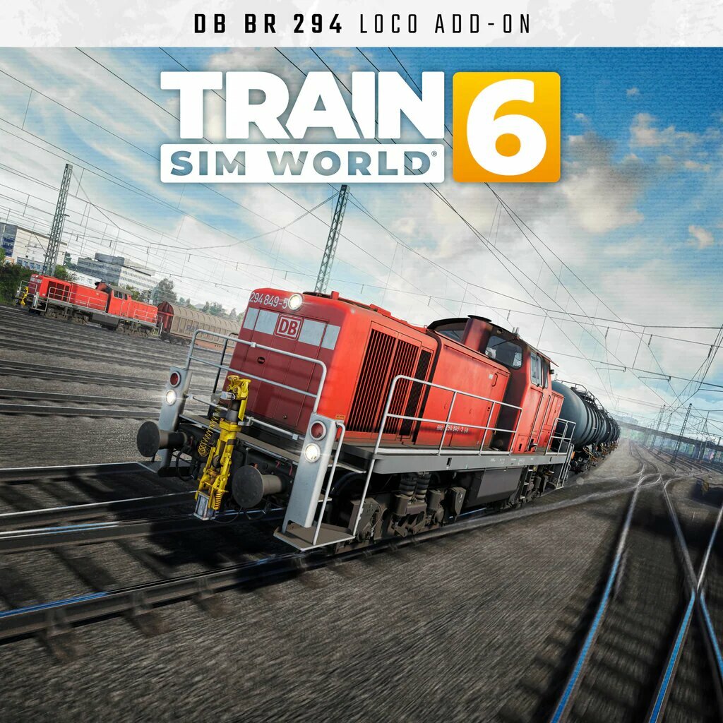 Дополнение Train Sim World 6: DB BR 294 Diesel Shunter Add-On, цифровое издание PlayStation 4 и PlayStation 5, регион Индия / код пополнения баланса