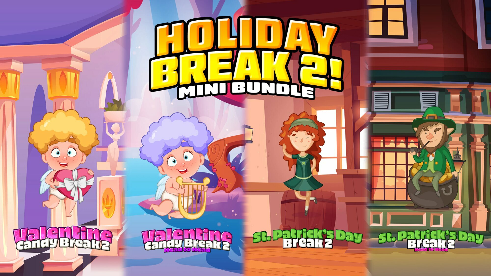 Игра Valentine Candy Break 2 Holiday Break 2 Mini Game Bundle, цифровое издание PlayStation 4, регион Индия / код пополнения баланса