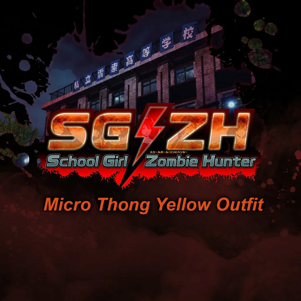 Дополнение School Girl/Zombie Hunter Micro Thong Yellow Outfit, цифровое издание PlayStation 4, регион Турция / код пополнения баланса