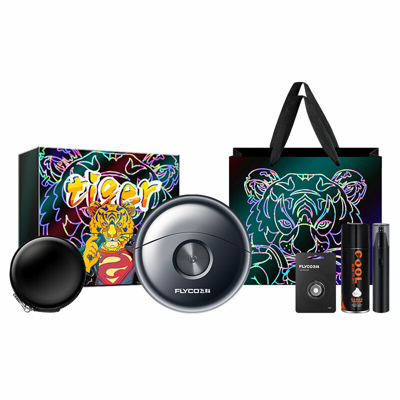 Электробритва мужская FLYCO FS891 Silver Tiger Gift Box