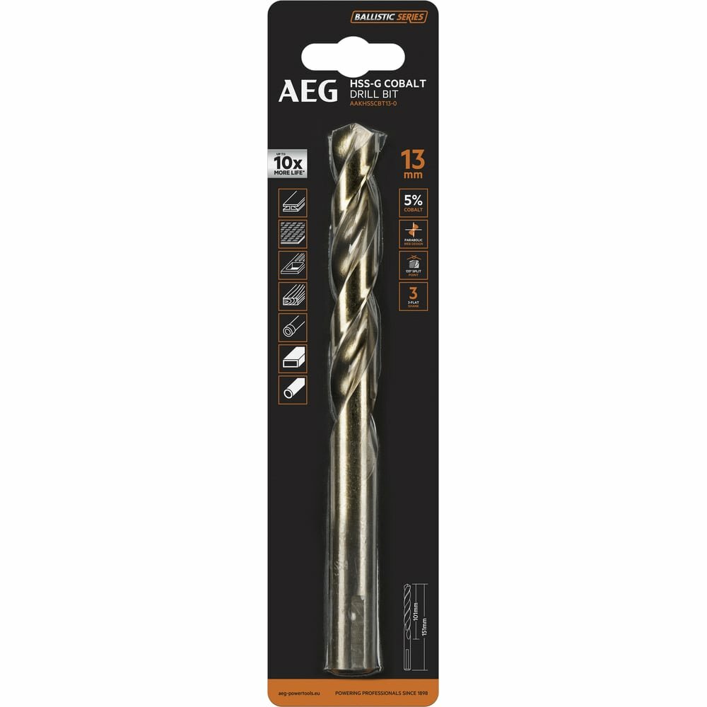 Сверло AEG AAKHSSCBT13-0