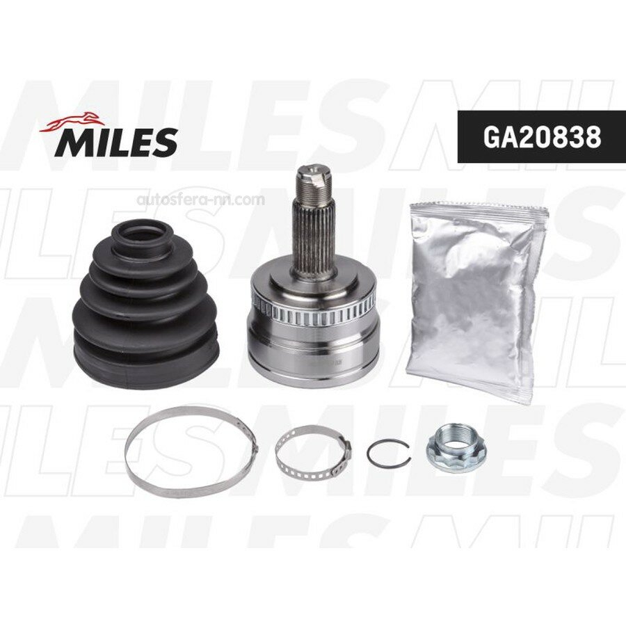 MILES GA20838 ШРУС LAND ROVER RANGE ROVER 02-12 нар. зад.