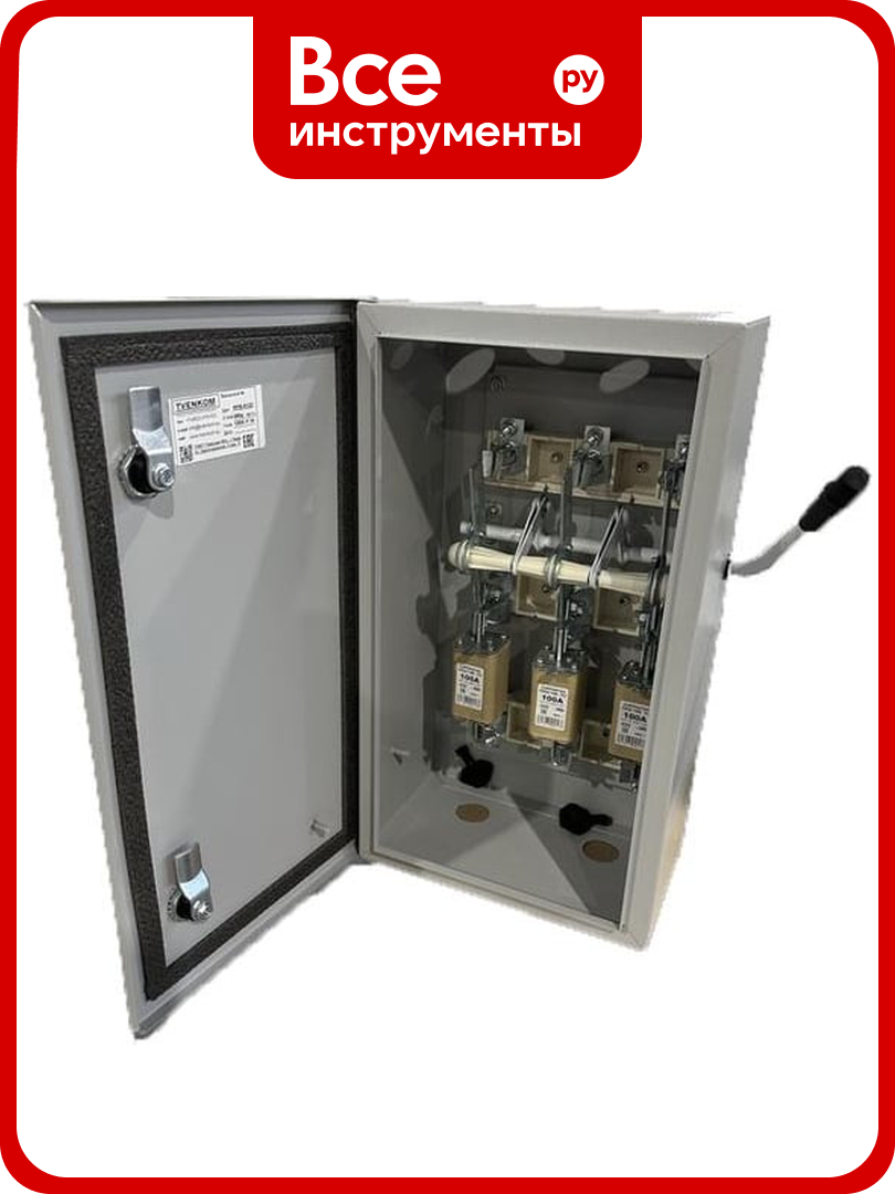 Ящик силовой TVENKOM ЯРВ-6123 250А IP54 БП-00014606 навесной металлический корпус серый повышенной защиты
