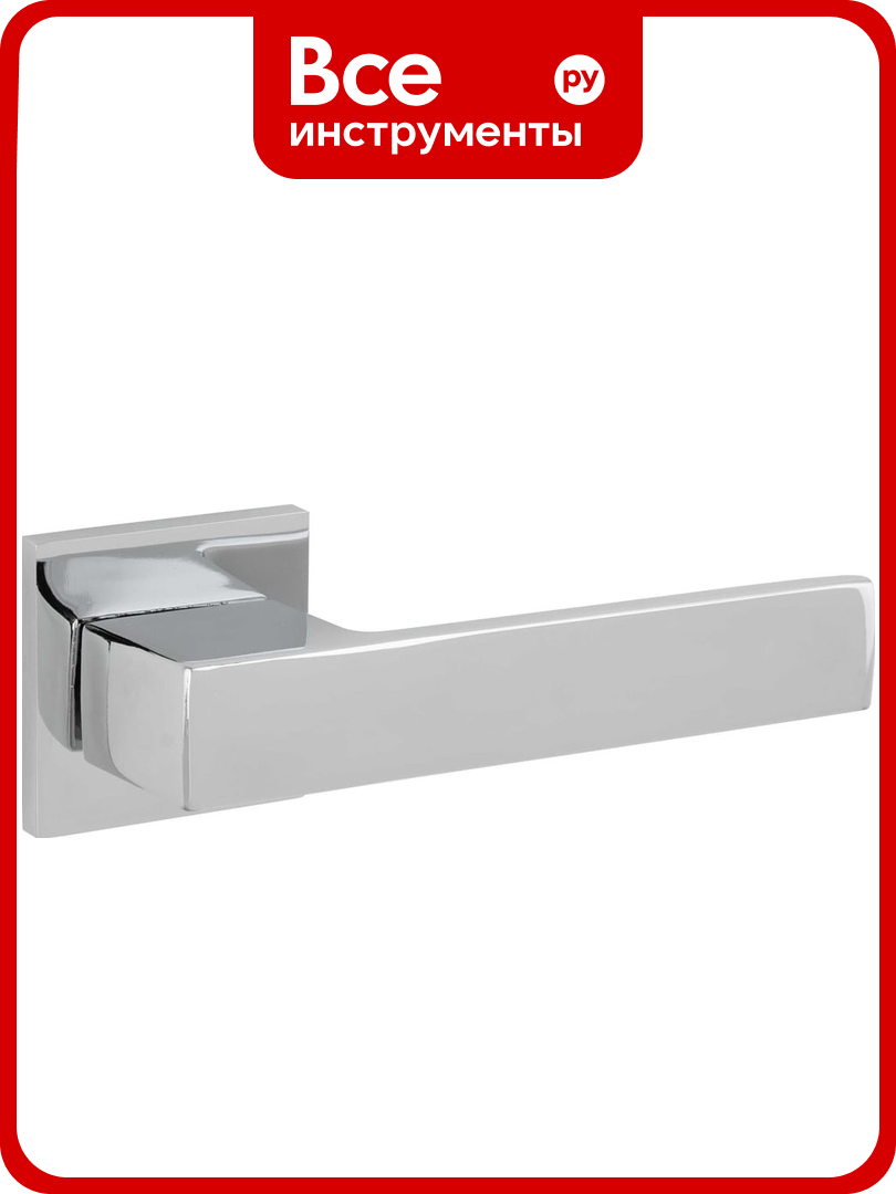 Дверные ручки Code Deco Slim H-30115-A-CR 31629 алюминиевый квадратный дизайн с гальваническим хромовым покрытием