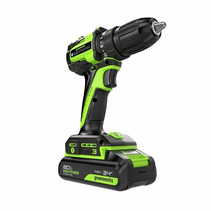 Шуруповерт аккумуляторный GREENWORKS DD345